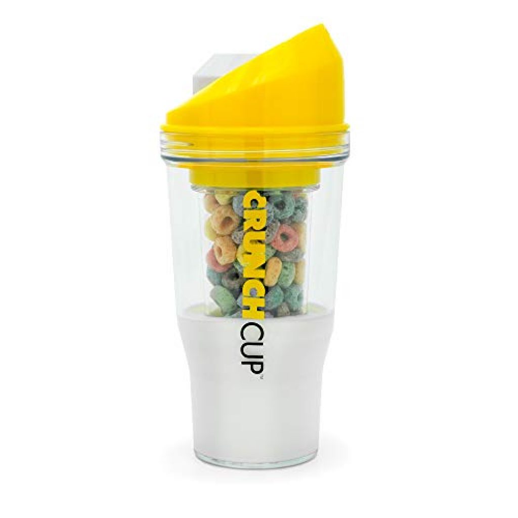 Crunch Cup - Easiest Way to Eat Breakfast Cereal on the Go - Yinz Buy