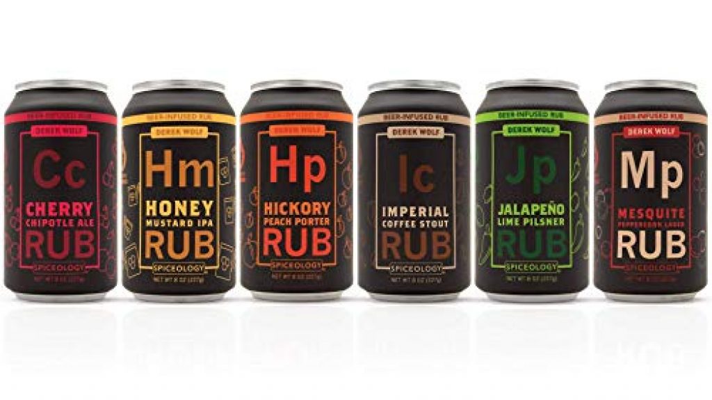 Spiceology Beer Rub - 6 Pack of Grilling Spices by Derek Wolf - Yinz Buy