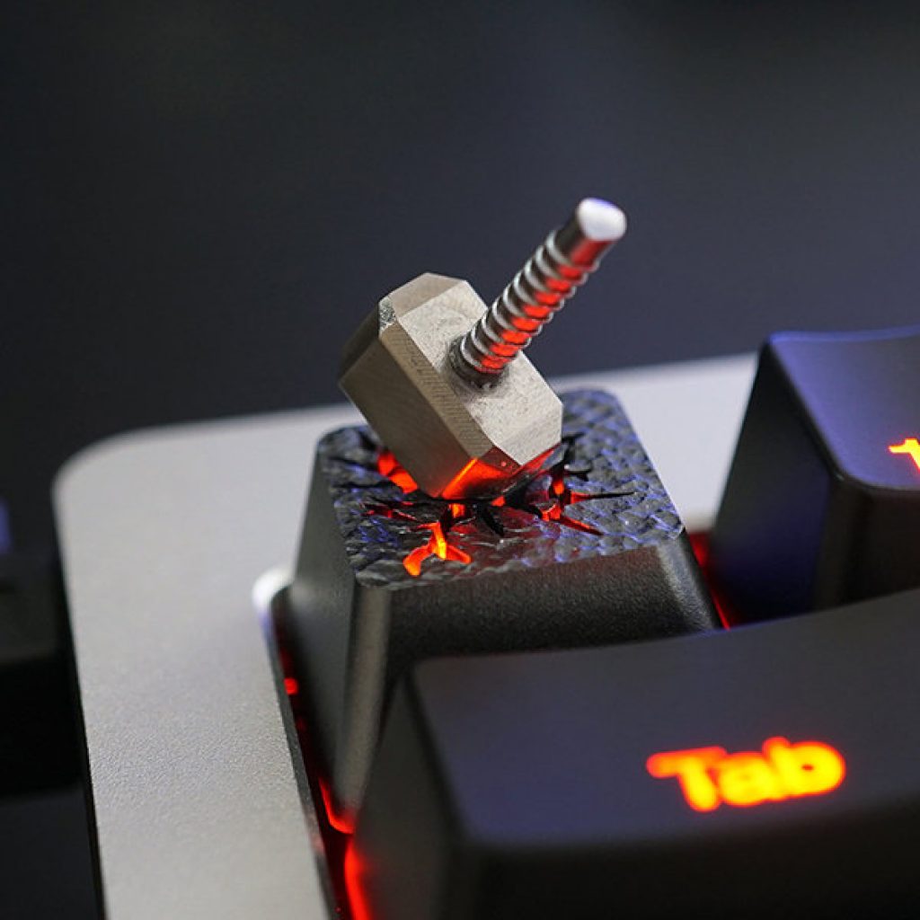 Thor Hammer Keycap - Harness the Might of Mjolnir! - Yinz Buy
