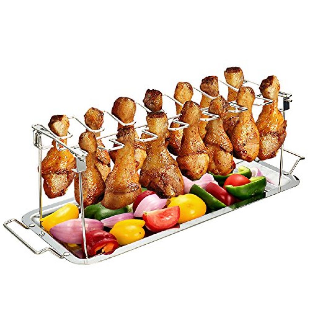 Chicken Wing Rack - Drumstick and Leg Holder for Your Grill - Yinz Buy